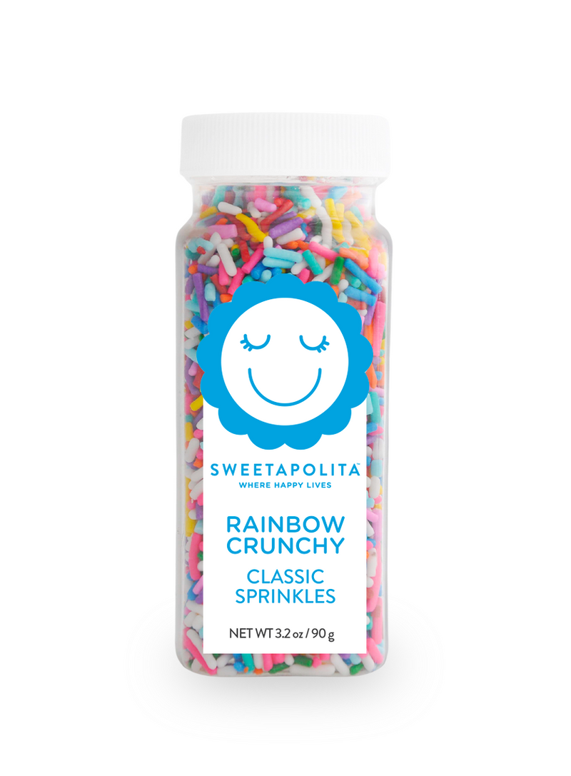 Rainbow Crunchy Sprinkles, Vegan/Gluten-Free