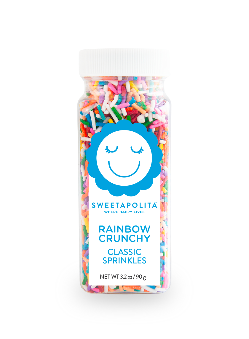 Rainbow Crunchy Sprinkles, Vegan/Gluten-Free