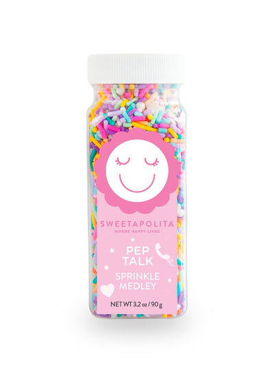 Pep Talk Vegan Sprinkle Mix | Sprinkles Sweetapolita